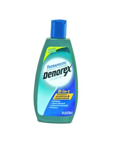 Amazon.com: Denorex Therapeutic 2-in-1 Shampoo + Conditioner: 4 OZ ...