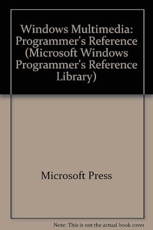 Microsoft Windows Multimedia Programmer's Reference (Microsoft Windows Programmer's Reference ...