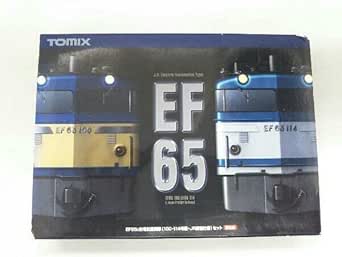 Amazon | Nゲージ TOMIX EF65形電気機関車 (100・114号機 JR貨物仕様) 2両セット 92974 | 鉄道模型 通販