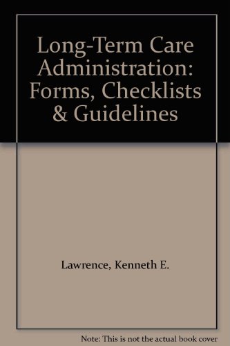 『Long-Term Care Administration: Forms, Checklists & - 読書メーター