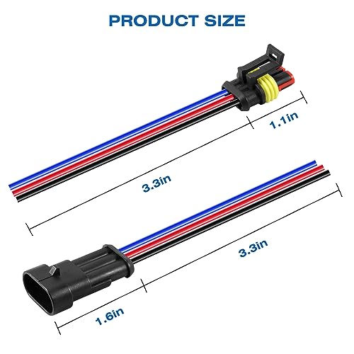 Snapklik.com : RDBS 5 Kit 3 Pin Electrical Wire Connectors 3 Way ...