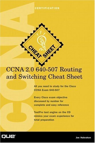 Ccna 2.0 640-507 Routing and Switching Cheat Sheet: 9780789722935: Computer Science Books ...