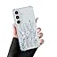 ZTOFERA Case for Samsung Galaxy A15 5G/4G, Transparent Clear Soft TPU Case with Flower Pattern ...