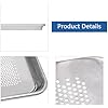 Amazon.com: HARDURA Aluminum Perforated Baking Sheet Pan 18”L X 13”W X ...