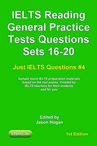 Amazon.com: IELTS Reading. General Practice Tests Questions Sets 16-20 ...