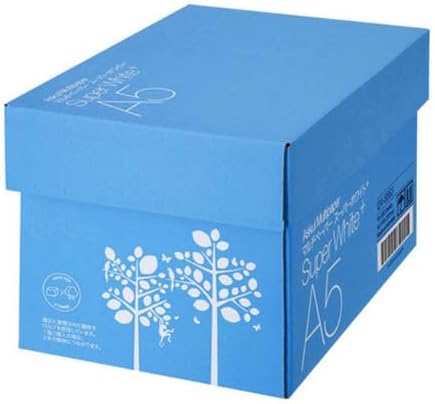Amazon | 【A5用紙 大容量5000枚】A5コピー用紙 スーパーホワイト+ 高白色 1箱（5000枚：500枚入×10冊） | コピー用紙 | 文房具・オフィス用品