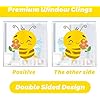Amazon.com: Bee Festival Window Clings Honey Bee Window Decoration for ...