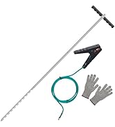 Amazon.com: HIBUMFX Soil Probe 48 Inch with Test Cable UL Listed, Soil ...
