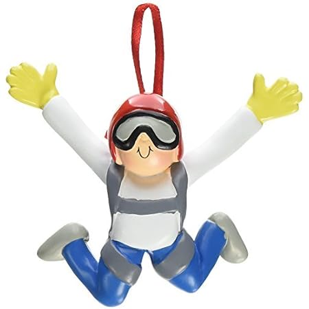Amazon.com: Ornament Central OC-192-F Female Skydiver Figurine : Home ...