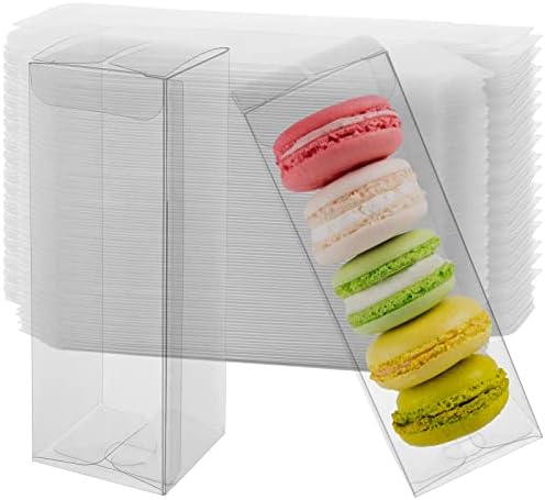 Amazon.com: KEILEOHO 150 PCS 2 x 2 x 6 Inch Clear Favor Boxes ...
