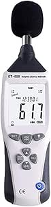 Professional Sound Level Meter with Data Logger Noise DB Decibel Tester ...