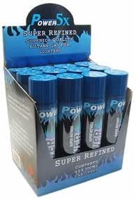 Amazon.com: 72 Cans Power 5X Butane Gas 300ml 5X Super Refined Fuel Gas ...