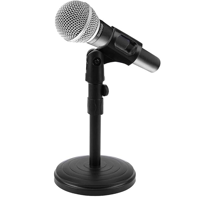 JOMINO Microphone Stand | Extendable 2 Step Table Desktop Microphone ...