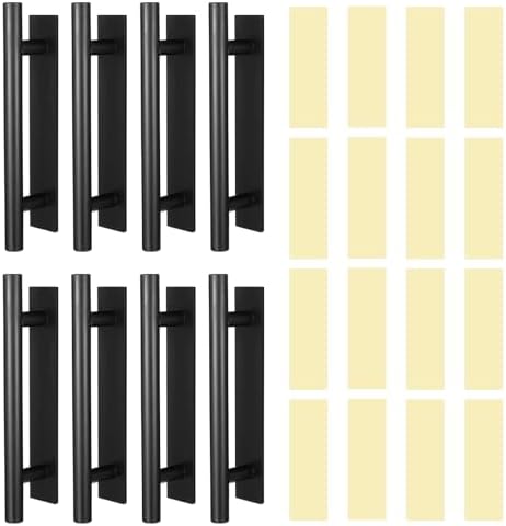 Stick Handled, 8 Pack Self-Stick Push Pull Helper Adhesive Cabinet ...