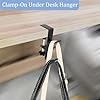 Amazon.com: CaLeQi Desk Mount Bag Holder Hook Clamp,On Backpack Hanger ...