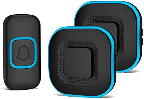 AIPOTEC Wireless Doorbell, Waterproof IP44 Doorbell Wireless Battery ...