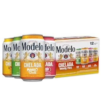 Amazon.com: Modelo Chelada Variety Pack Flavored Beer, 12 pk, 12 fl. oz ...