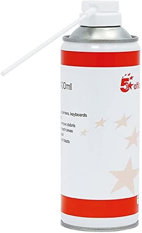 5 Star Spray Duster Can 400ml, White : Amazon.co.uk: Stationery ...