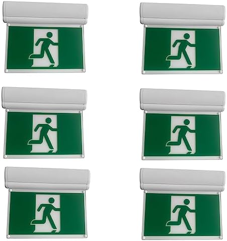 Running man Exit sign Thermoplastic sign combo Emergency light LED ...