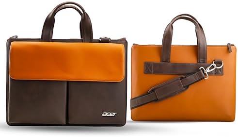 Acer Slim Vegan Leather Laptop Carry Case I Stylish, Spacious, and ...
