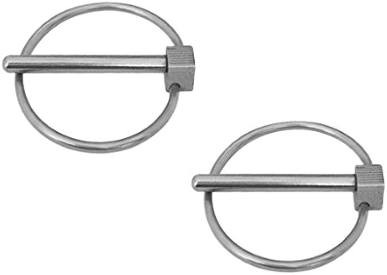 2 Pieces 4mm Lynch Retaining Pin,Tractor Trolley Lynch Pin Clip,O-Type ...