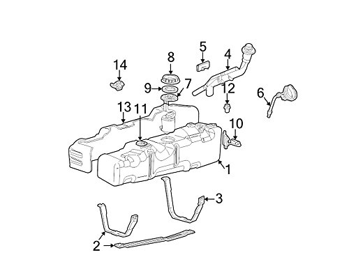 Genuine Ford 8C3Z-9034-RD Fuel Filler Pipe : Amazon.in: Car & Motorbike