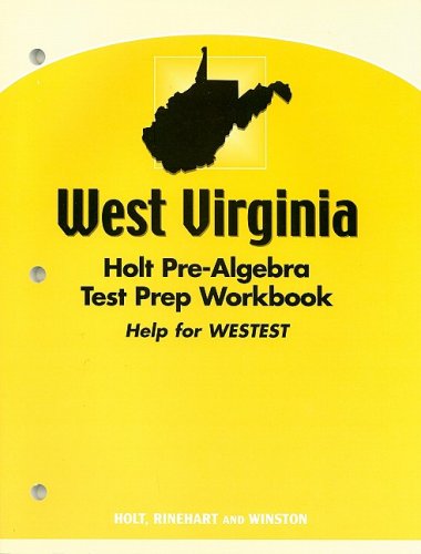 Amazon | Pre-Algebra, Grade 8 Workbook: Holt Pre-Algebra West Virginia ...