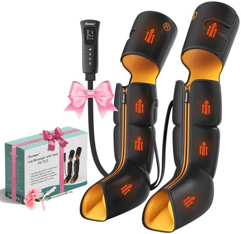 Amazon.com: Leg Massager with Heat and Air Compression, Foot Calf ...