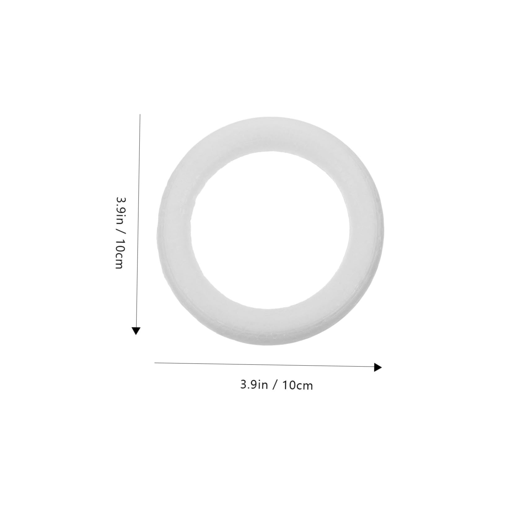 IWOWHERO 10pcs DIY Circular Ring Flower Crafts for Kids Polystyrene ...
