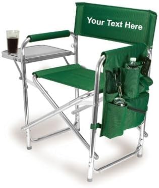 Amazon.com: Personalized Embroidered Sports Director Chair with Side ...