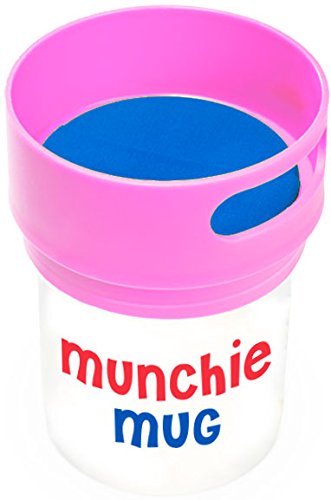 Munchie Mug Snack Cup 16 OZ Pink | Amazon price tracker / tracking ...