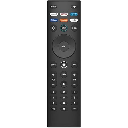 Amazon.com: Vizio Remote (XRT140) with Vudu/Netflix/Prime/Disney/Hulu ...