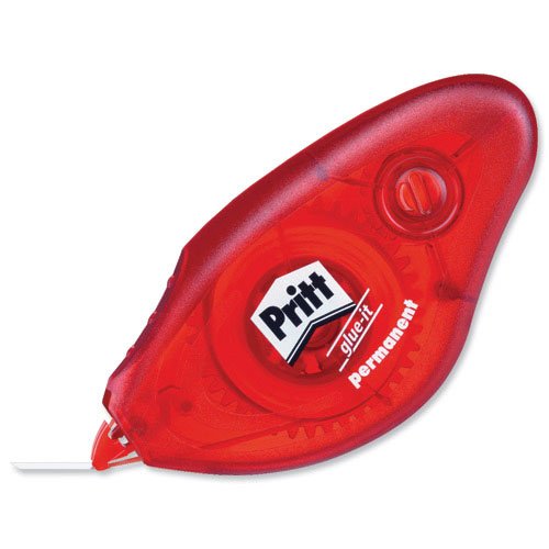 Pritt Mini Roller Adhesive Solvent-free Non-toxic Permanent 8.5m Ref ...