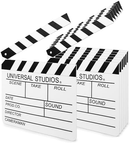 Amazon.com : BigOtters 7PCS Movie Film Clap Boards, 7.9" x 7.1 ...