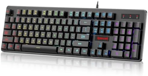Amazon.com: Redragon Mechanical Gaming Keyboard with Red Switches ...