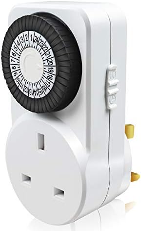 Defender 24 Hour Segment Timer Switch - Energy Saver Plug Standard Size ...