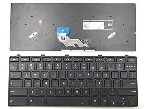 LAPTOPAMY Keyboard with Frame for Del.l Latitude 3180 3189 3380 P/N ...