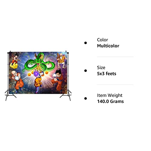 Electronikz - Dragon Ball Backdrop,Dragon Ball Z Birthday Party Banner ...