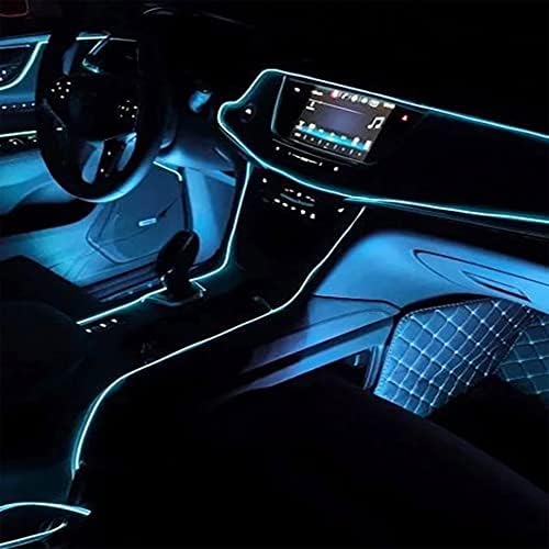 Amazon.com: EL Wire LED Car Strip Lights, 9.8ft/3m Auto Neon LED String ...