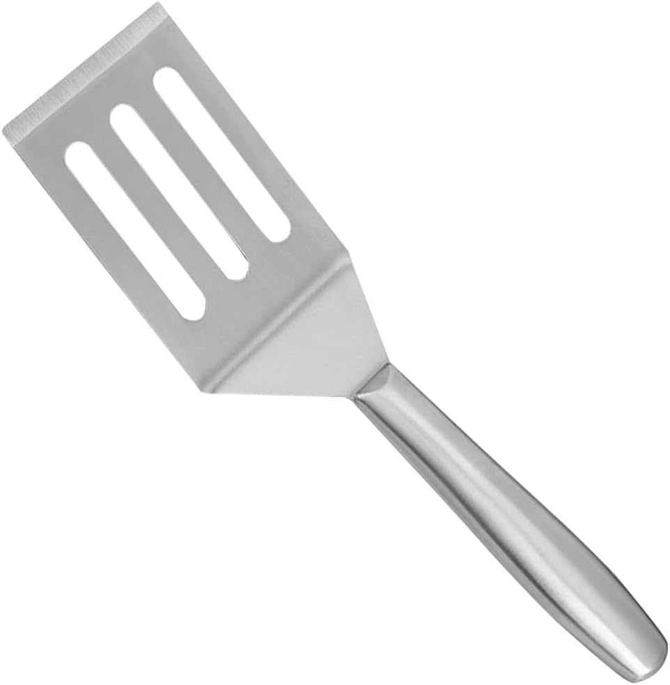 Amazon.com: Luxshiny Steak Spatula Metal Spatula Slotted Non-stick ...