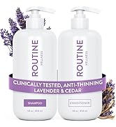 Amazon.com : Routine Wellness Shampoo and Conditioner Set and Hair ...