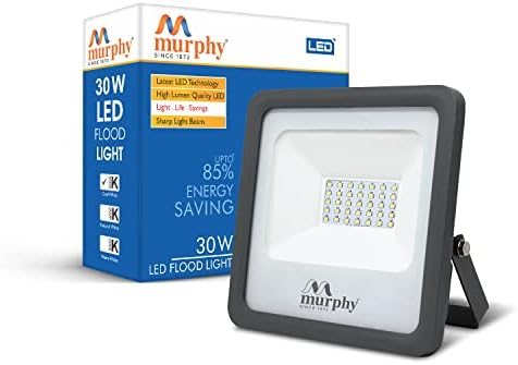 Murphy Genxt LED 30W LED Flood Light, IP65 Rated Outdoor Light Pack of ...