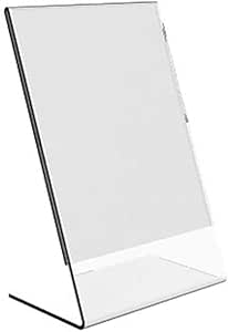 BPA® A4 Acrylic Portrait Counter Poster Display Stand - Clear: Buy ...