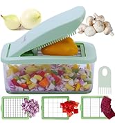 Brieftons QuickPush Food Chopper (Classic): Kitchen Vegetable Fruit ...