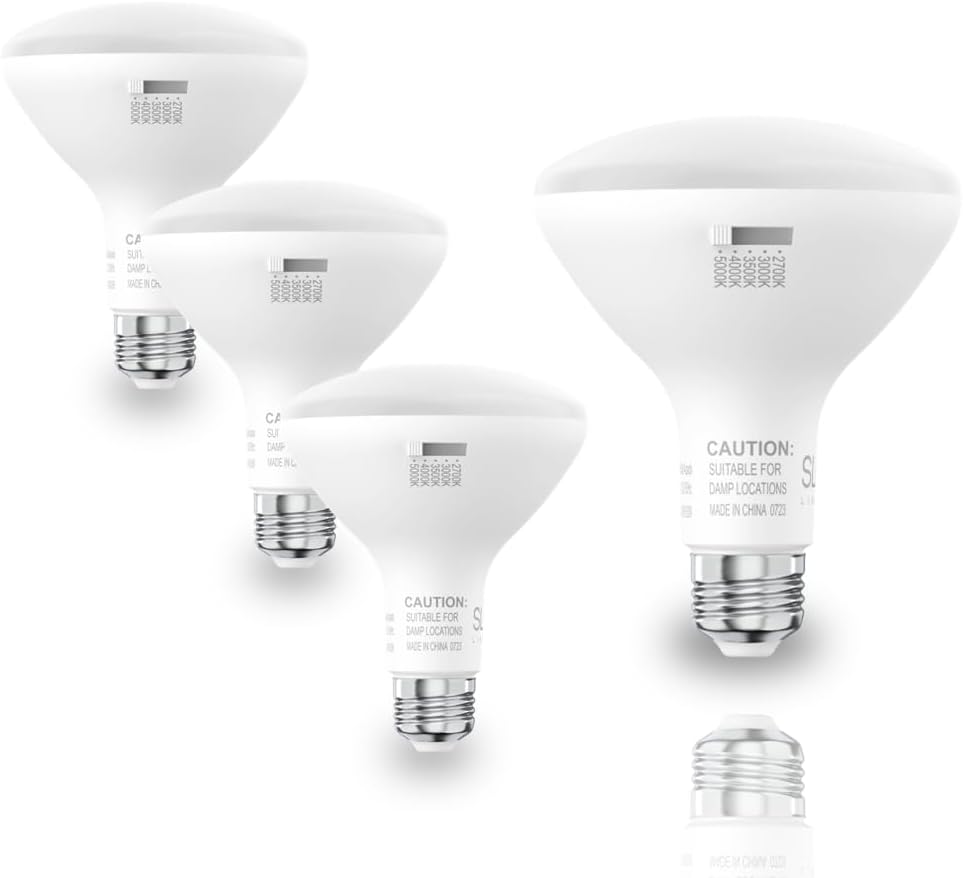 SLEEKLIGHTING BR30 65W Equivalent 8.5 Watt LED Bulb, 5 CCT (2700K ...