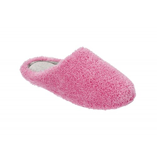 Buy Dearfoams Fluffy Terry (Pink) Clog Medium UK/India 5-6 at Amazon.in