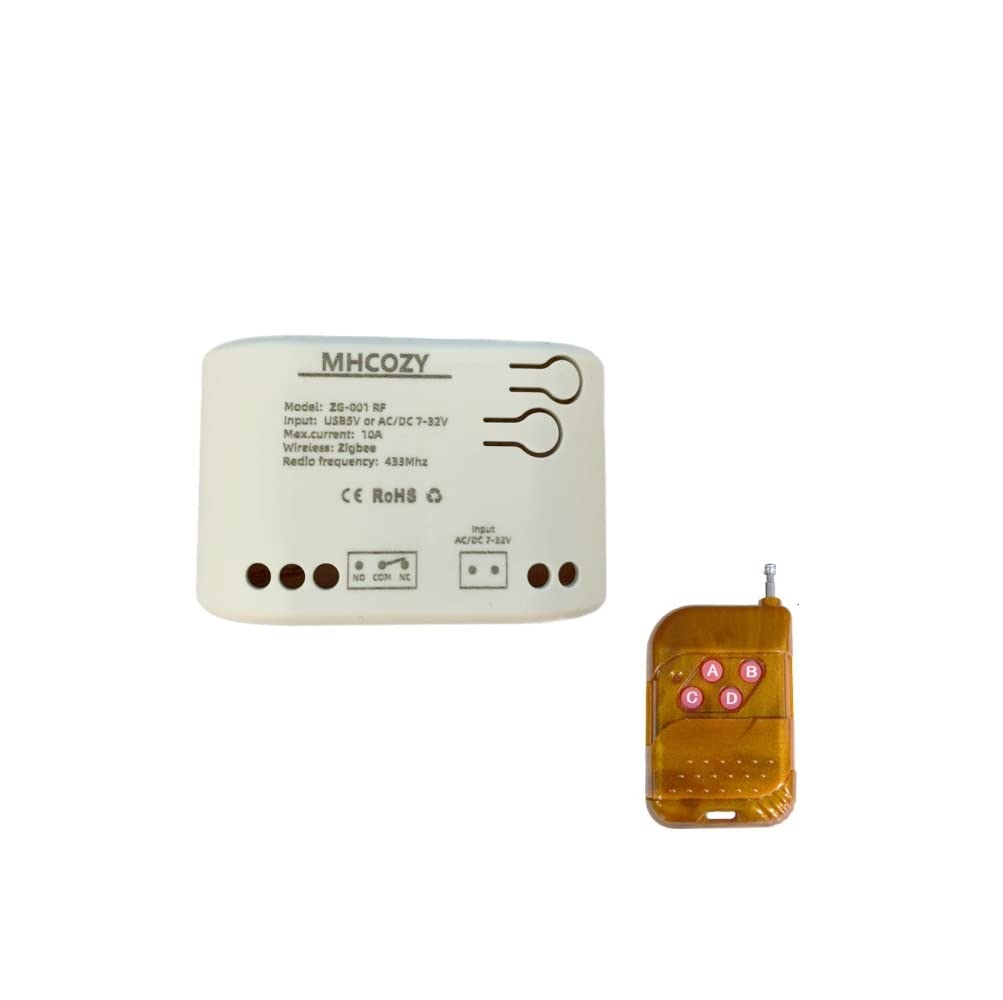 Amazon.com: MHCOZY AC/DC Zigbee Wireless RF Remote Control Relay Switch ...