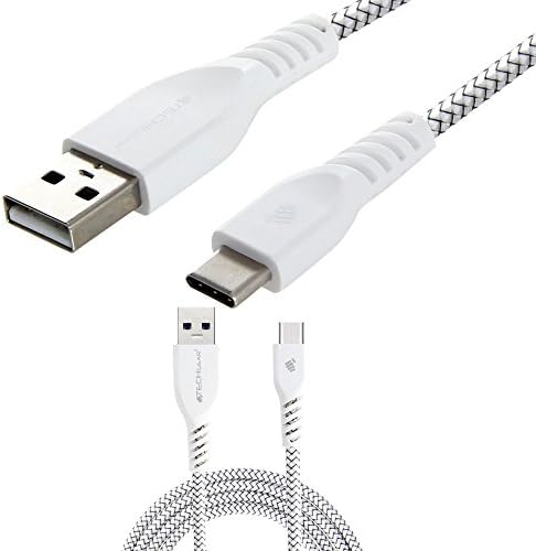 TECHGEAR Extra Long (2m) Micro Charger USB Data & Charging Cable Lead ...
