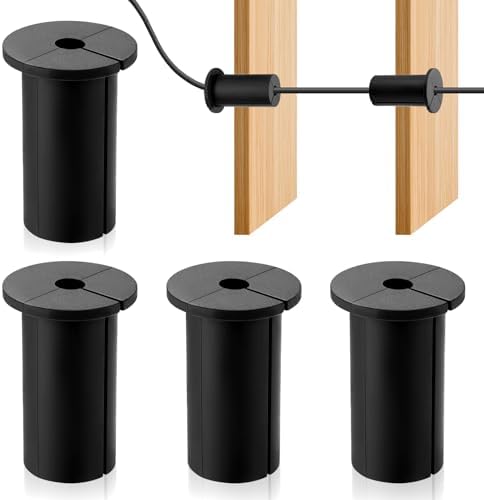 Amazon.com: 4 Pcs Wall Hole Cable Routing Kit Silicone Wall Grommets ...