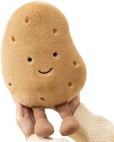 Amazon.com: POPOTATO Large Potato Stuffed Animal - 10.23'' Kawaii ...